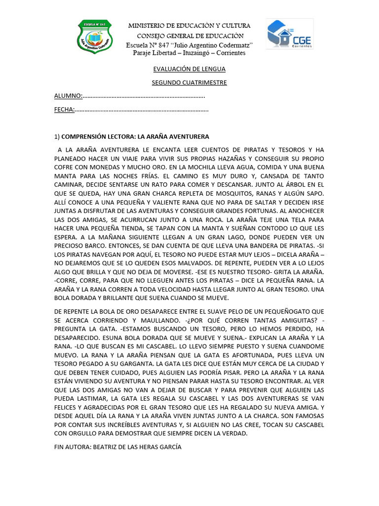 Evaluacion 2do CT | PDF