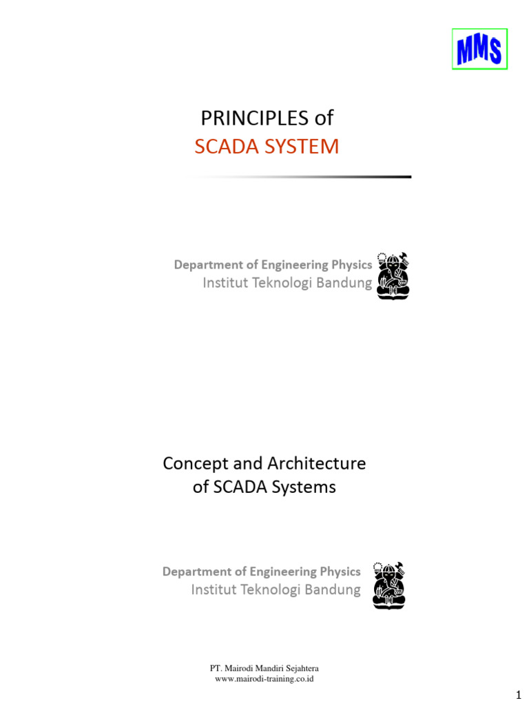Principles Of Scada System Pdf Scada Programmable Logic Controller 