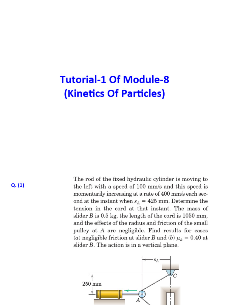 Tutorial-1 Module 8 | Download Free PDF | Rotation Around A Fixed Axis | Force