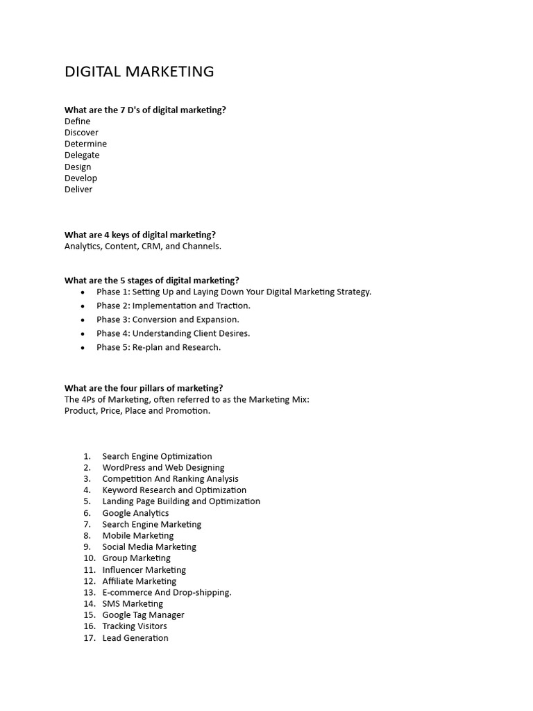 Digital Marketing | Download Free PDF | Search Engine Optimization ...