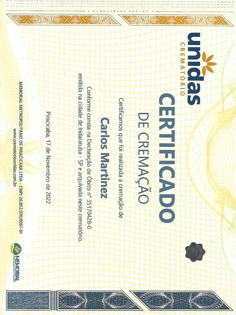 Certifica Do | PDF