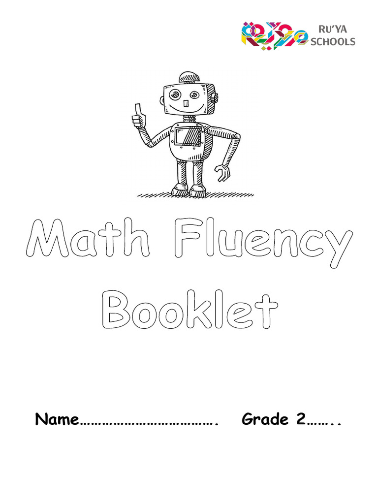 Math Booklet Fluency - G2 | PDF | Mathematics | Arithmetic