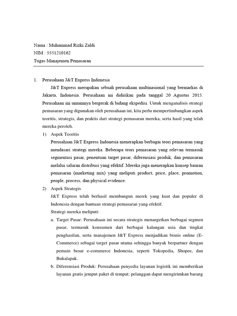 Manajemen Pemasaran Lanjutan | PDF