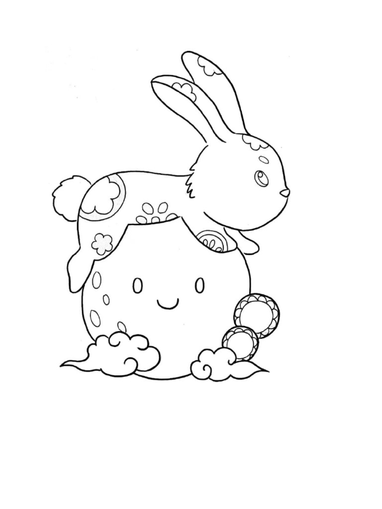 MOONCAKE FESTIVAL Colouring | PDF