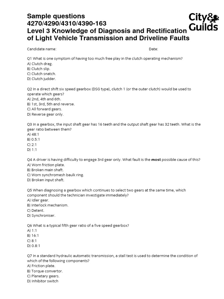 4270 4290 4310 4390-163 Sample Questions and Answers v01 PDF | PDF ...