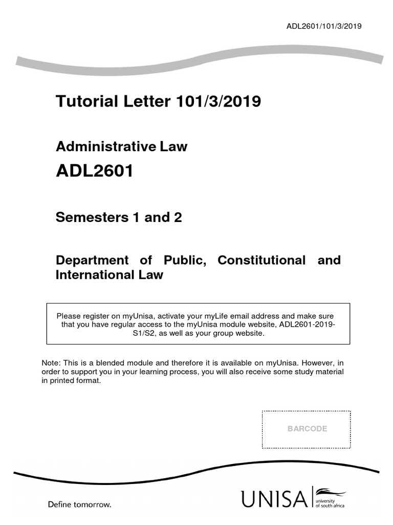 Tutorial Letter 101 | PDF | Libraries | Online And Offline