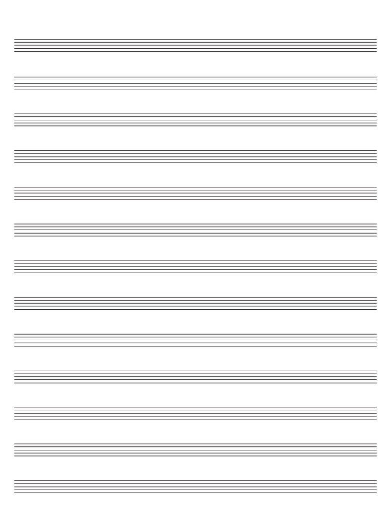 Blank Normal Music Sheet - PDF | PDF
