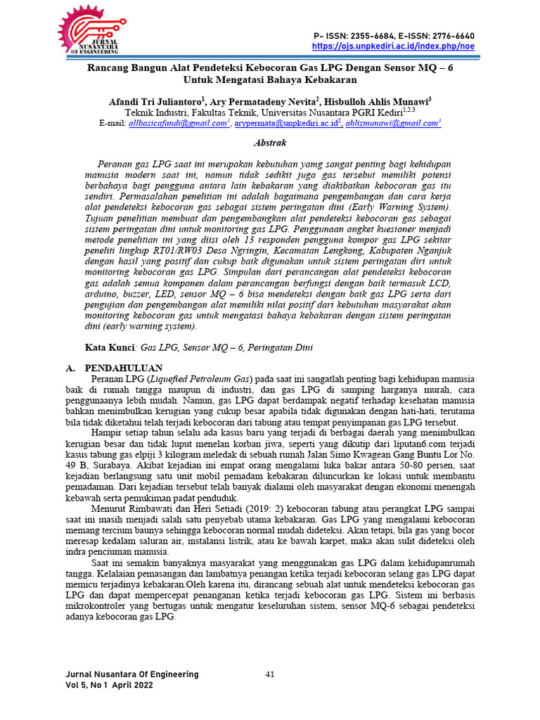 Jurnal - Afandi Tri Juliantoro - Universitas Nusantara PGRI Kediri ...