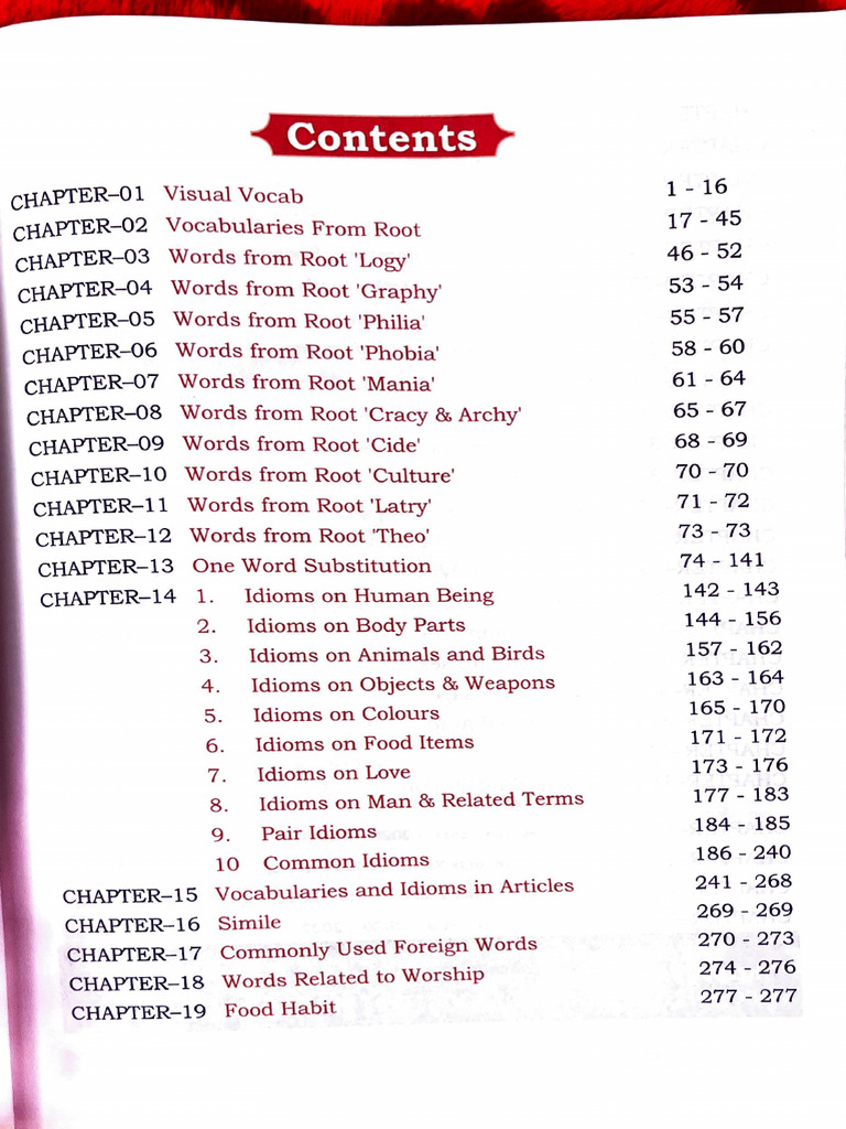 Chapter 1 Neetu Mam Vocab Book Volume 1 | PDF