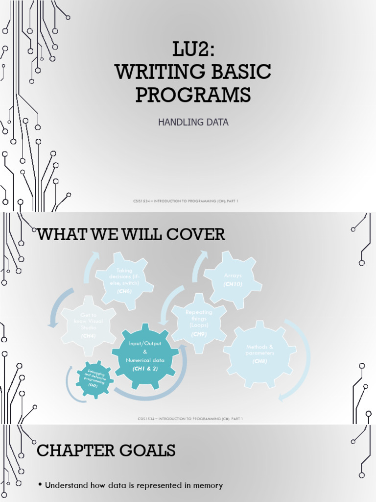 LU2 - Handling Data - BB | PDF