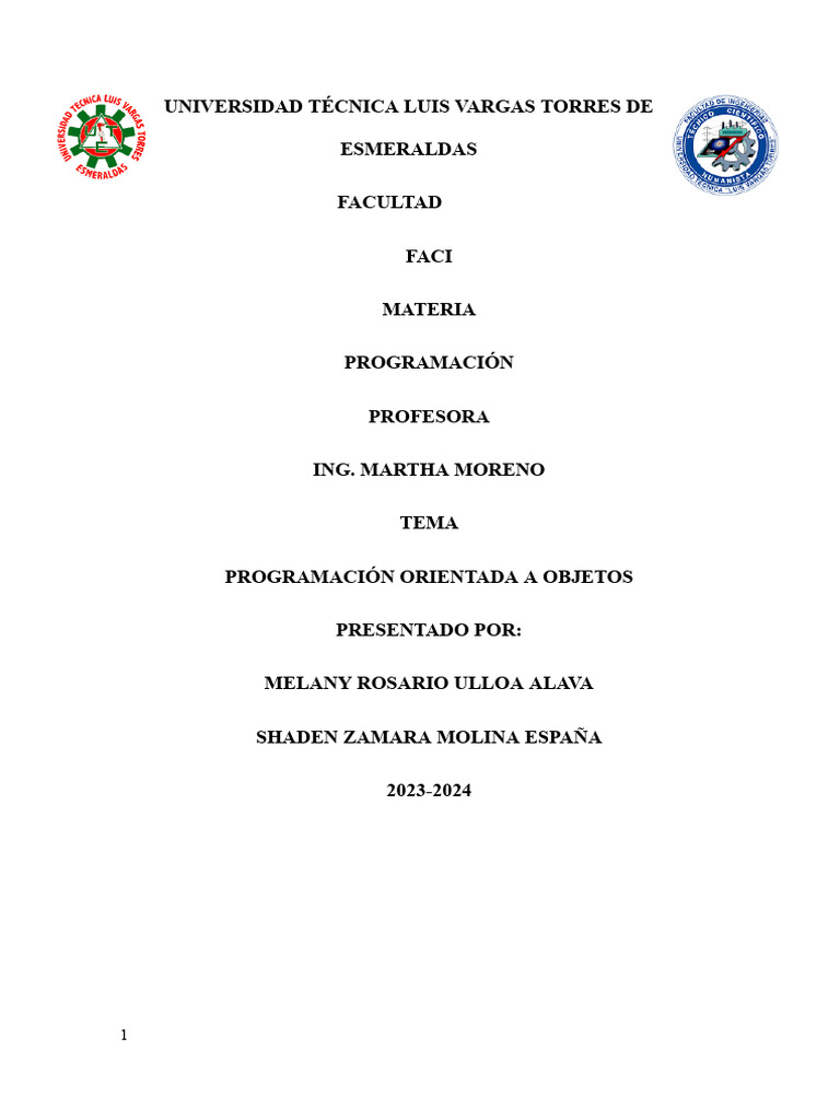 Deber de Programacion | PDF