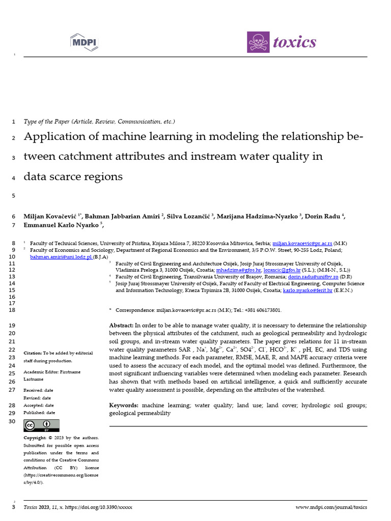 Toxic Article | PDF | Machine Learning | Regression Analysis