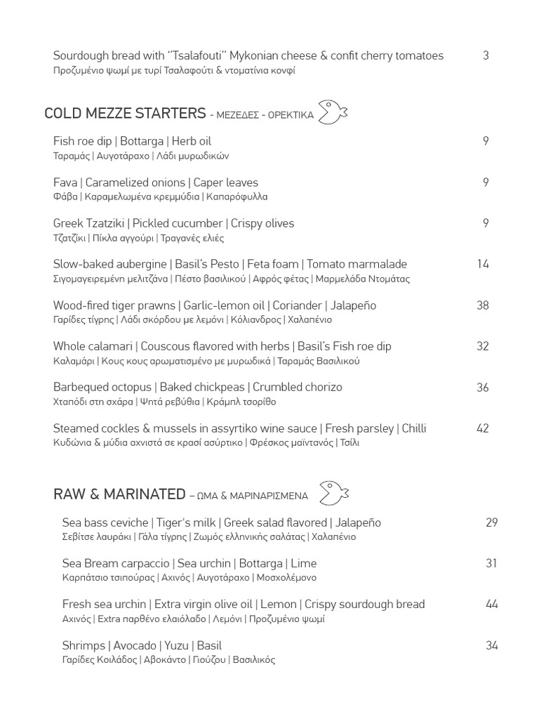 Catch Menu A4 2023 | PDF