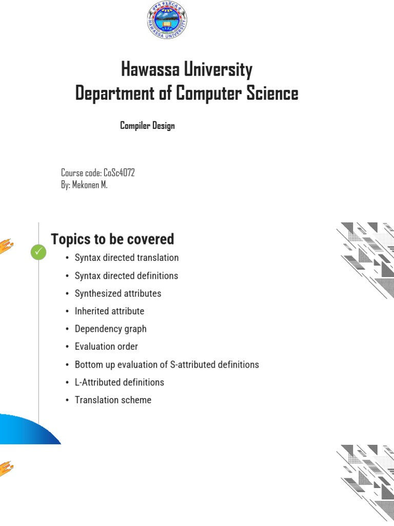Unit 4 - Syntax Directed Translation | Download Free PDF | Parsing | Compiler