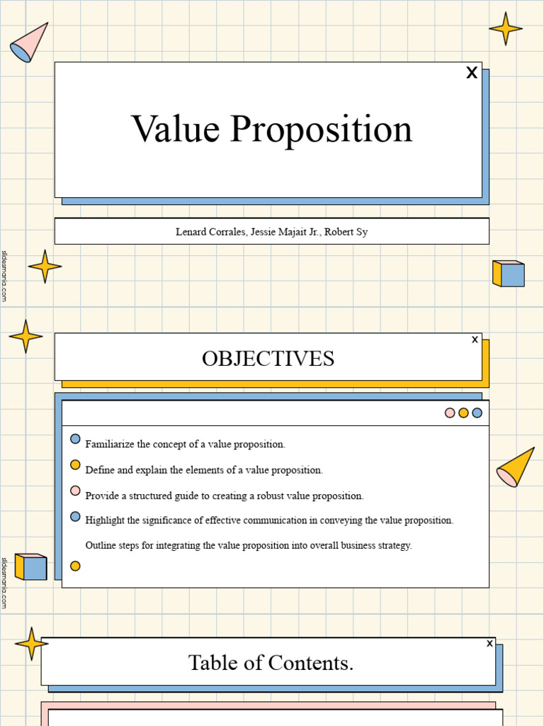 Value Proposition Pdf Strategic Management Brand