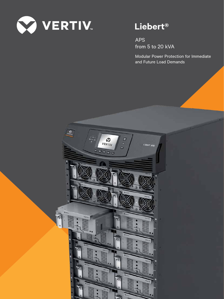 Liebert Aps 5 20 Kva Brochure English | Download Free PDF | Data Center | Battery Charger