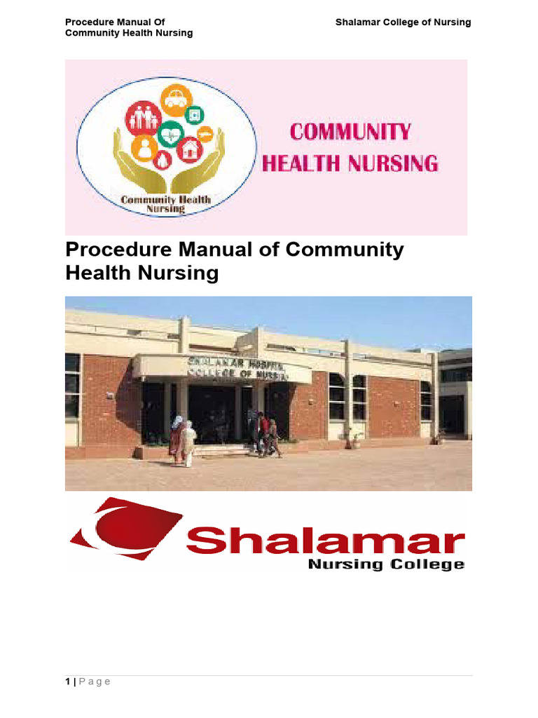 Booklet Community - 1 | PDF | Nursing | Health Care