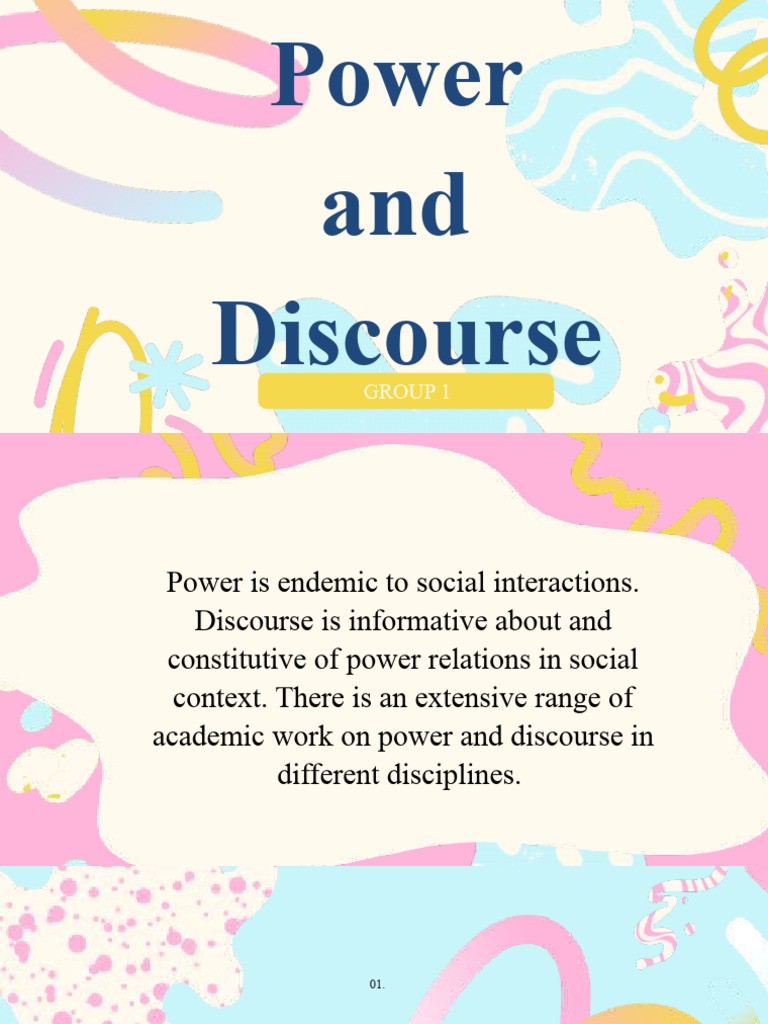Power Dynamics in Discourse Analysis | PDF | Discourse | Power (Social ...