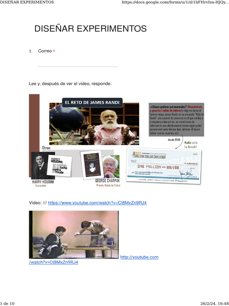 Disenar Experimentos 1 | PDF | Observación | Science