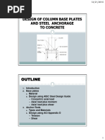 Base Plate Design: AISC vs. CBFEM | PDF | Strength Of Materials | Bending