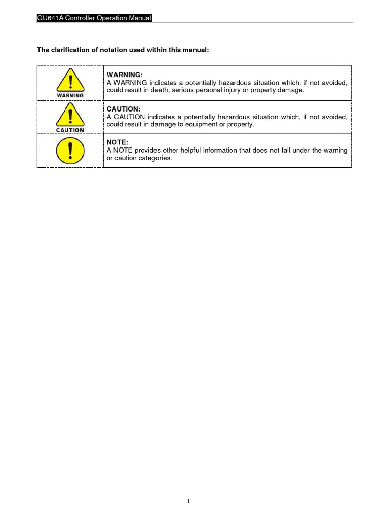Gu641a Genset Control. | PDF | Parameter (Computer Programming) | Electrical Connector