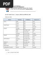 4.2.4.5 Packet Tracer - Connecting A Wired and Wireless LAN Instructions | PDF | Router ...