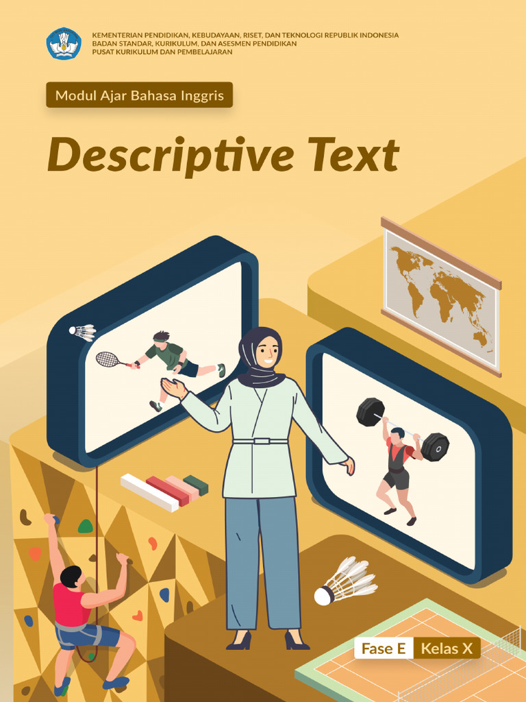 Modul Ajar Bahasa Inggris - Descriptive Text - Fase E | PDF