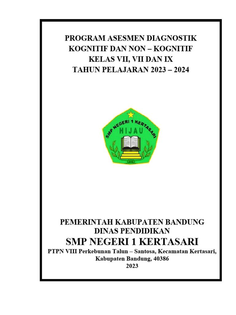 Program Asesmen Diagnostik | PDF | Pengembangan Diri