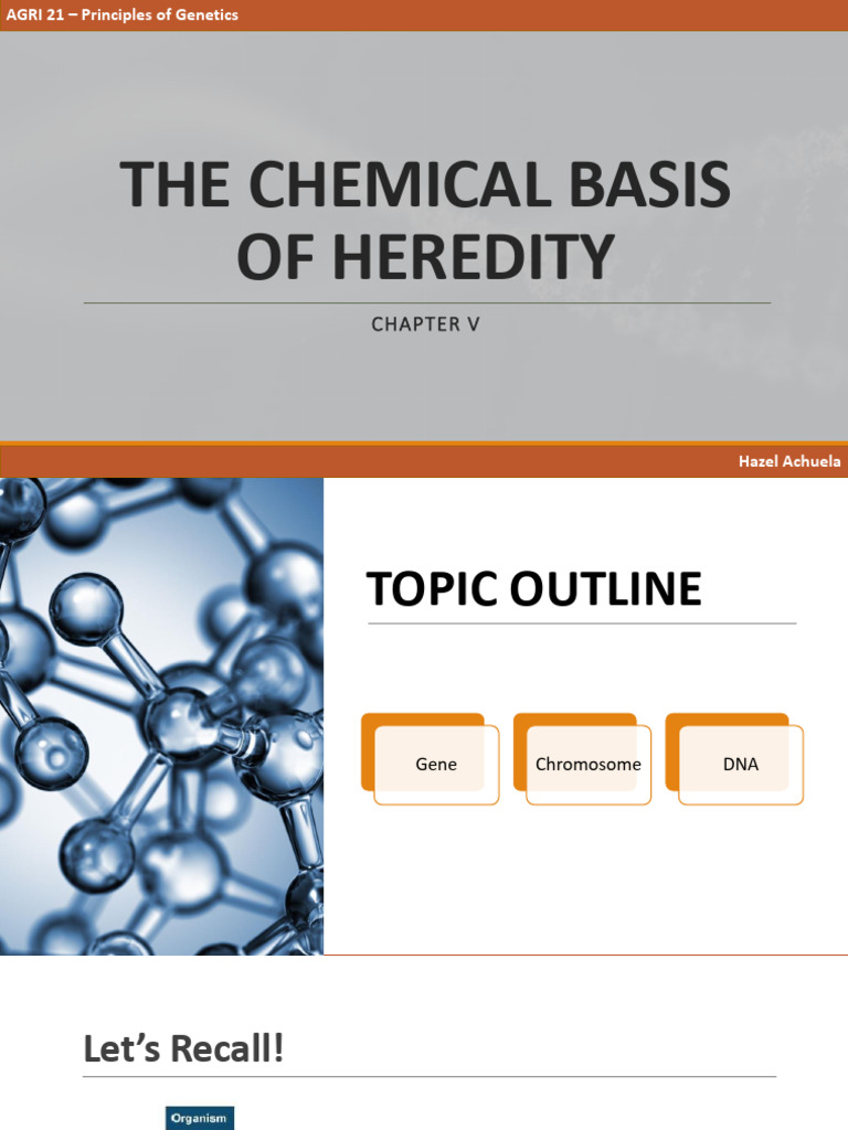 Chemical | PDF | Dna | Genetics