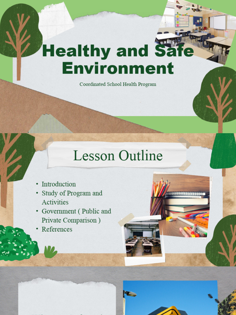 PE 208 Healthy and Safe Environment Kristel Tantiongco | PDF | Schools ...