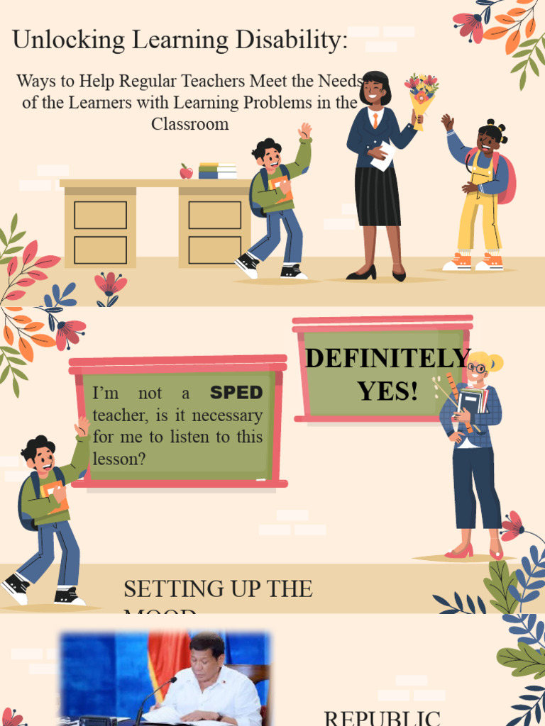 Unlocking Learning Disability EDUC 203 | PDF | Autism Spectrum | Intellectual Disability