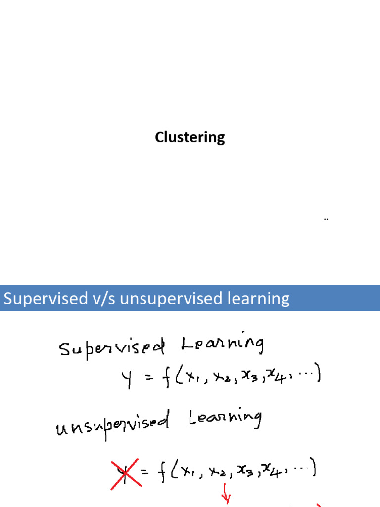 DS203 2024-02-09 Clustering K Means and Hierarchical v2 | PDF | Cluster Analysis | Applied ...