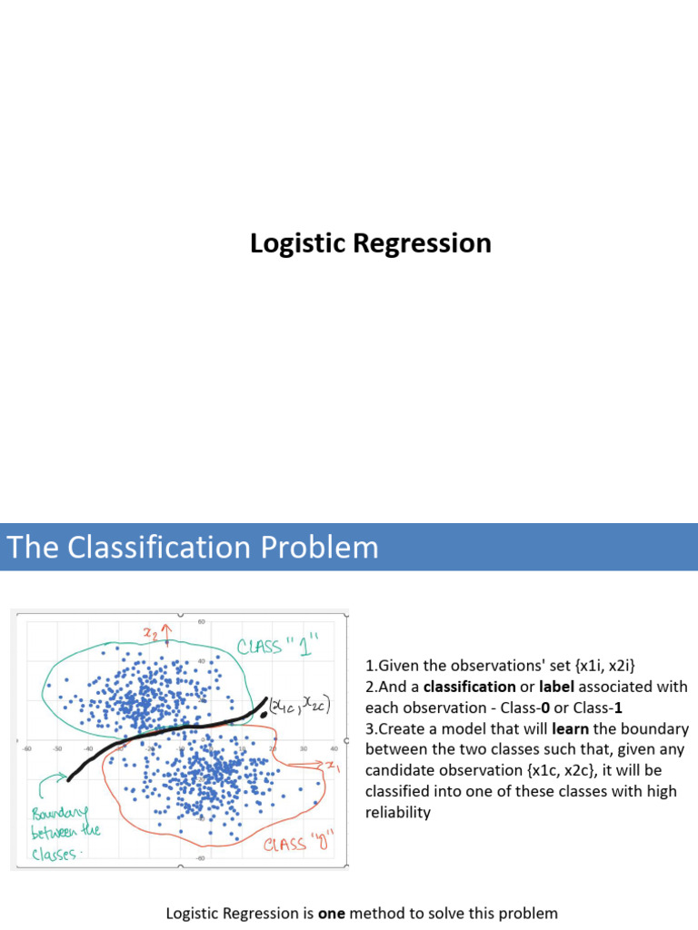 DS203 2024 01 02 LogisticRegression | PDF | Logistic Regression | Receiver Operating Characteristic