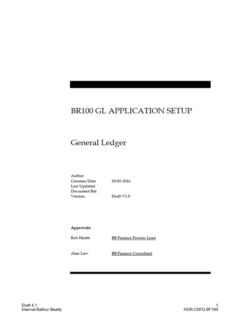 BR100 GL AppSetup CNY Primary | PDF | Computing