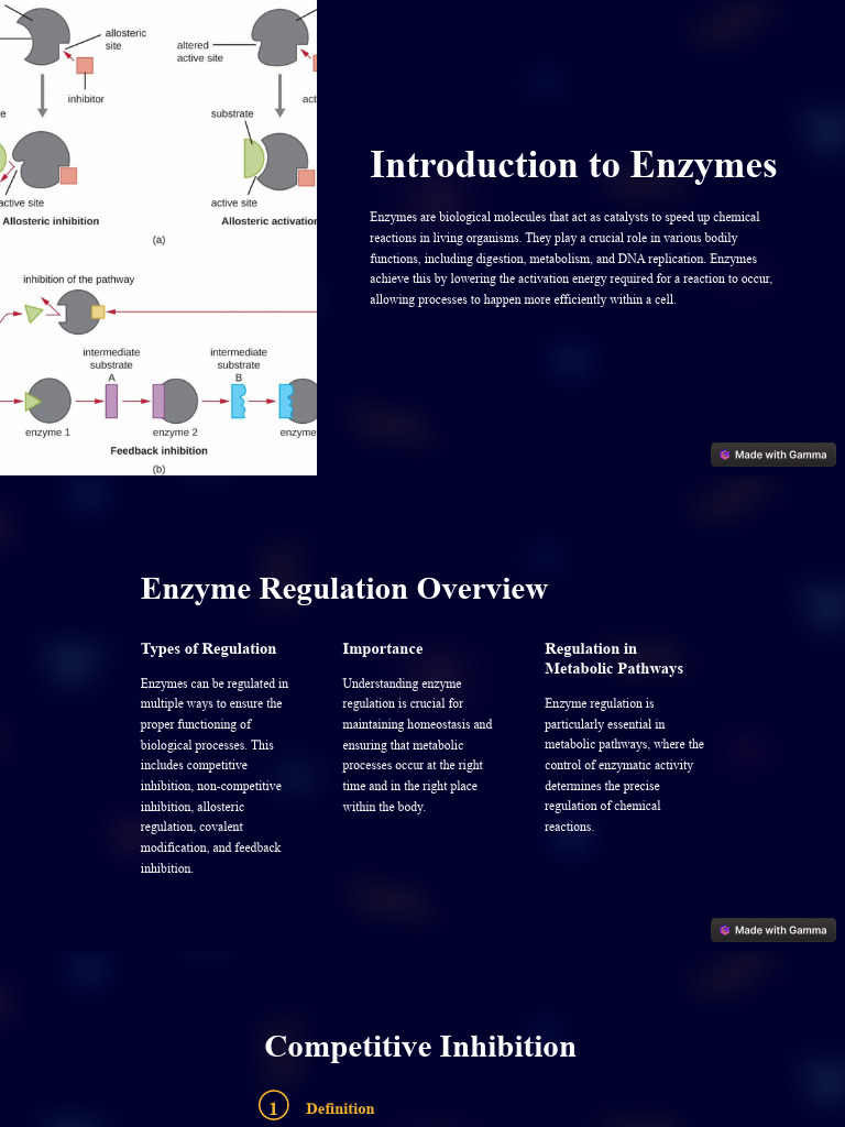 Introduction To Enzymes | PDF | Enzyme Inhibitor | Enzyme
