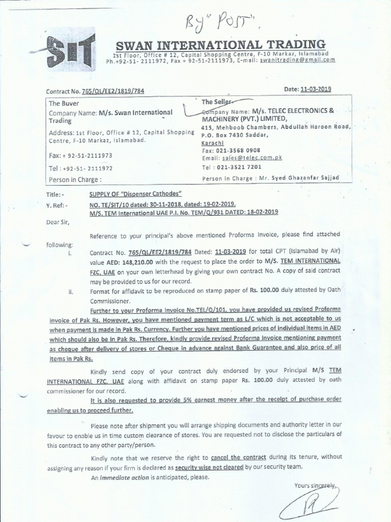 Beneficiary Letter Tis-10 | PDF