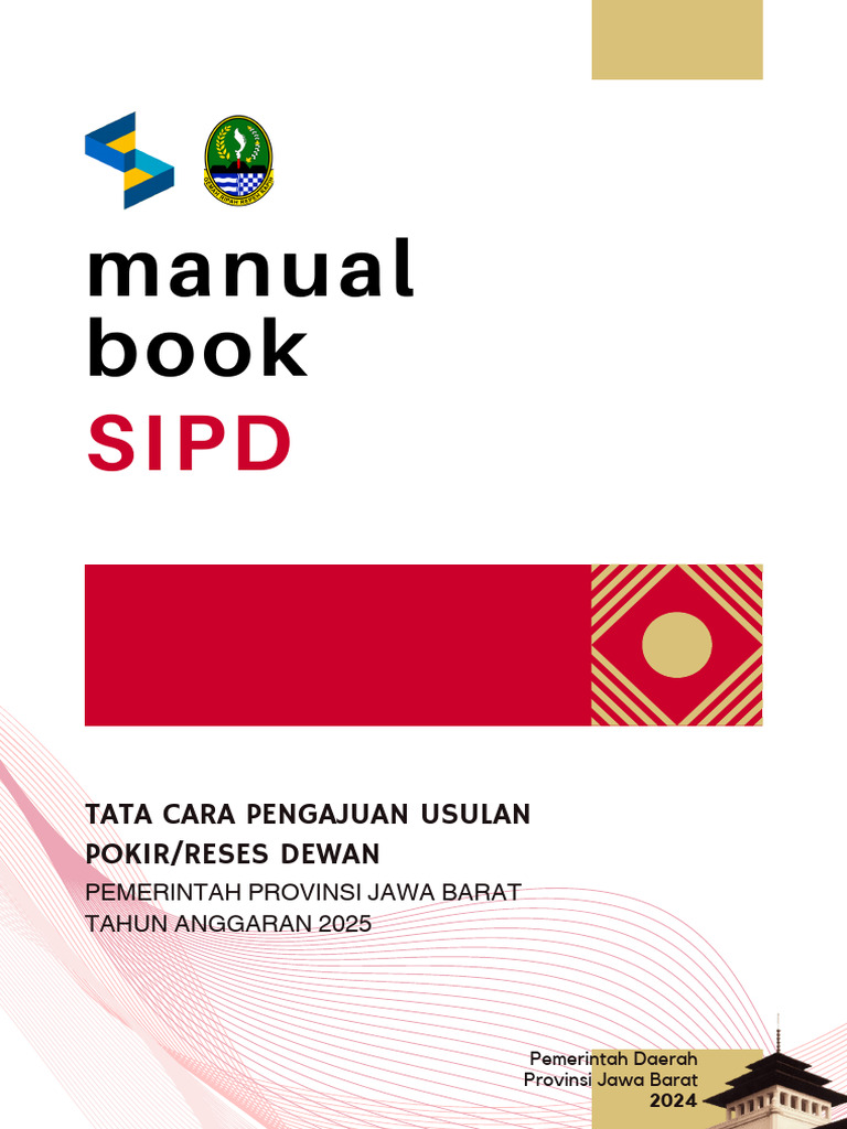 Manual Book Pengajuan Usulan Pokir Dewan Jabar 2025 | PDF