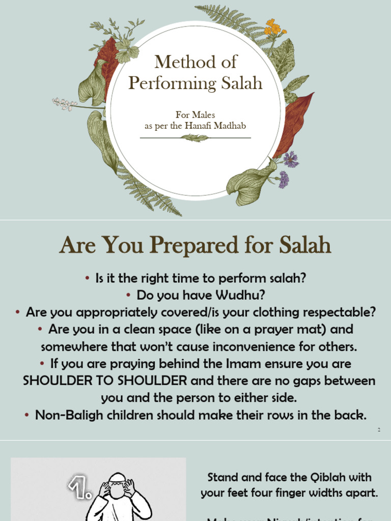 Salaah | PDF | Hand | Prayer