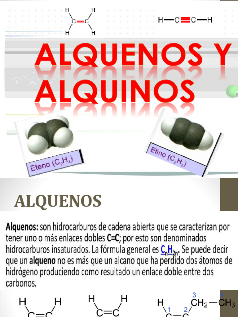 Alquenos y Alquinos | PDF