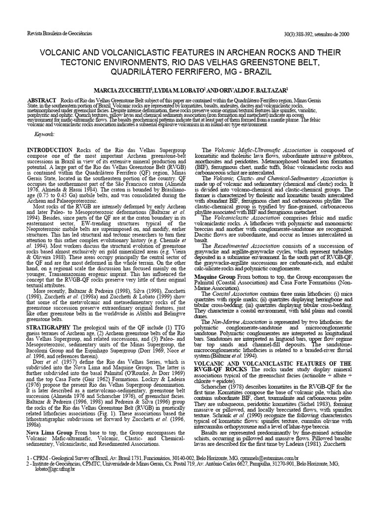 7788 | PDF | Petrology | Volcanology