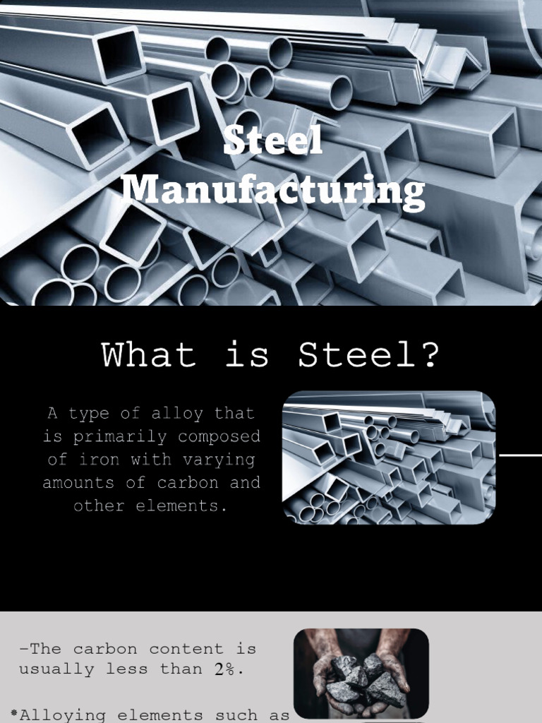 Manufacturing | Download Free PDF | Steelmaking | Steel