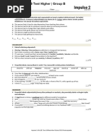 Impulse 3 Unit 5 Test | PDF