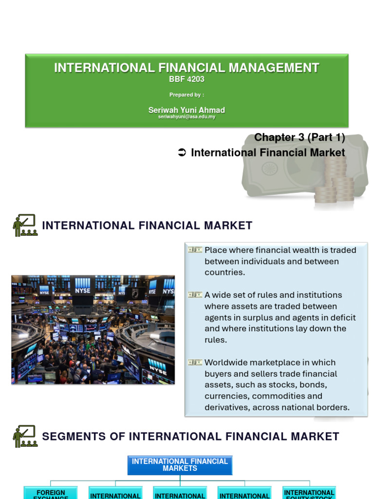 IFM CHAPTER 3 (Part 1) | PDF | Foreign Exchange Market | Prices