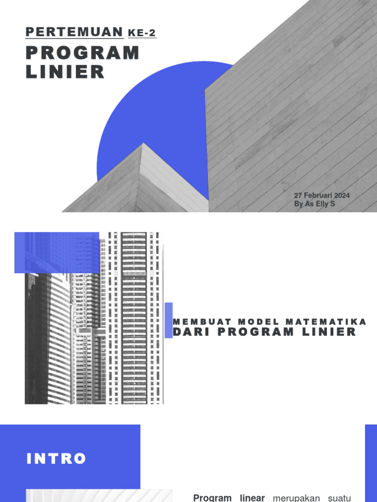 Optimasi Program Linear | PDF