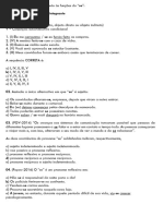 Tabela de Regência Verbal e Nominal | PDF | Pronome | Idiomas