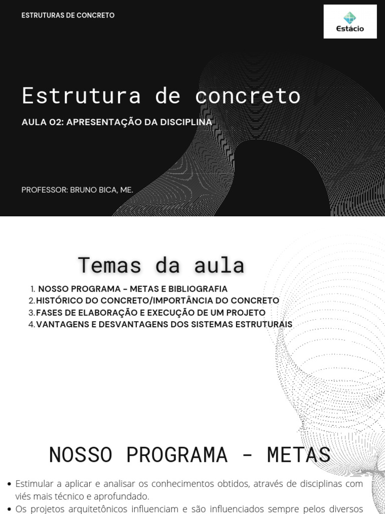 Arquitetura Concreto Armado Aula 2 Pdf Concreto Cimento