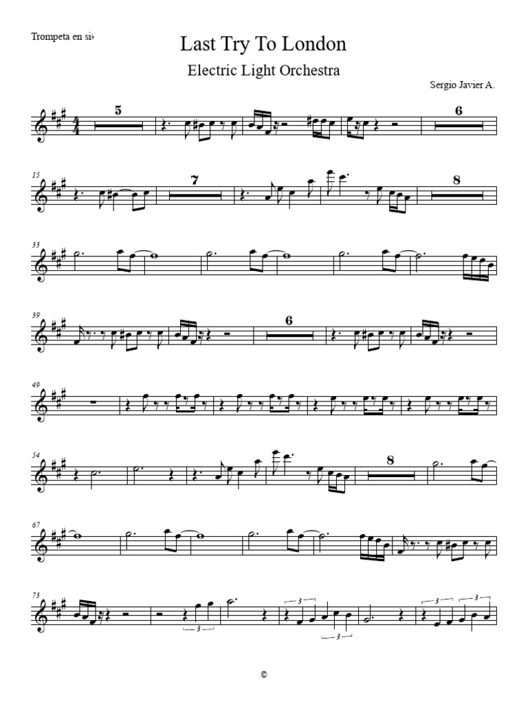 Trompeta en Sib - Last Try To London .. | PDF