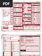 Cyberpunk Red Character Sheet | PDF | Weaponry | Leisure