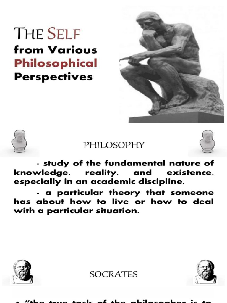 The Self From Philosophical Perspective | PDF