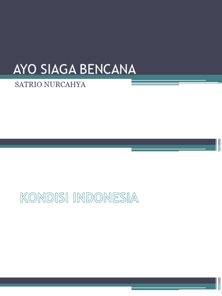 Ayo Siaga Bencana | PDF
